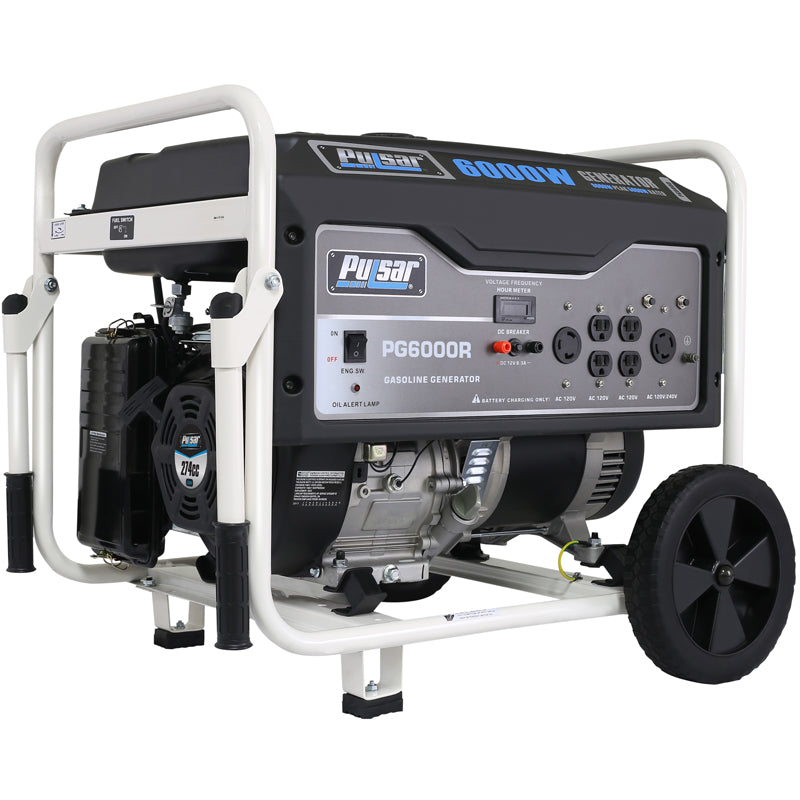 6,000 Watt Portable Generator PG6000R – Pulsar Power Equipment