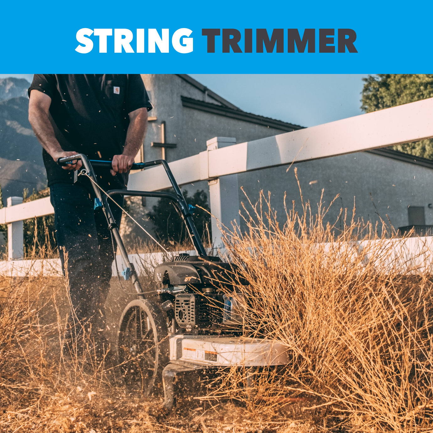 22 Inch Walk Behind String Trimmer PTG1022H – Pulsar Power Equipment