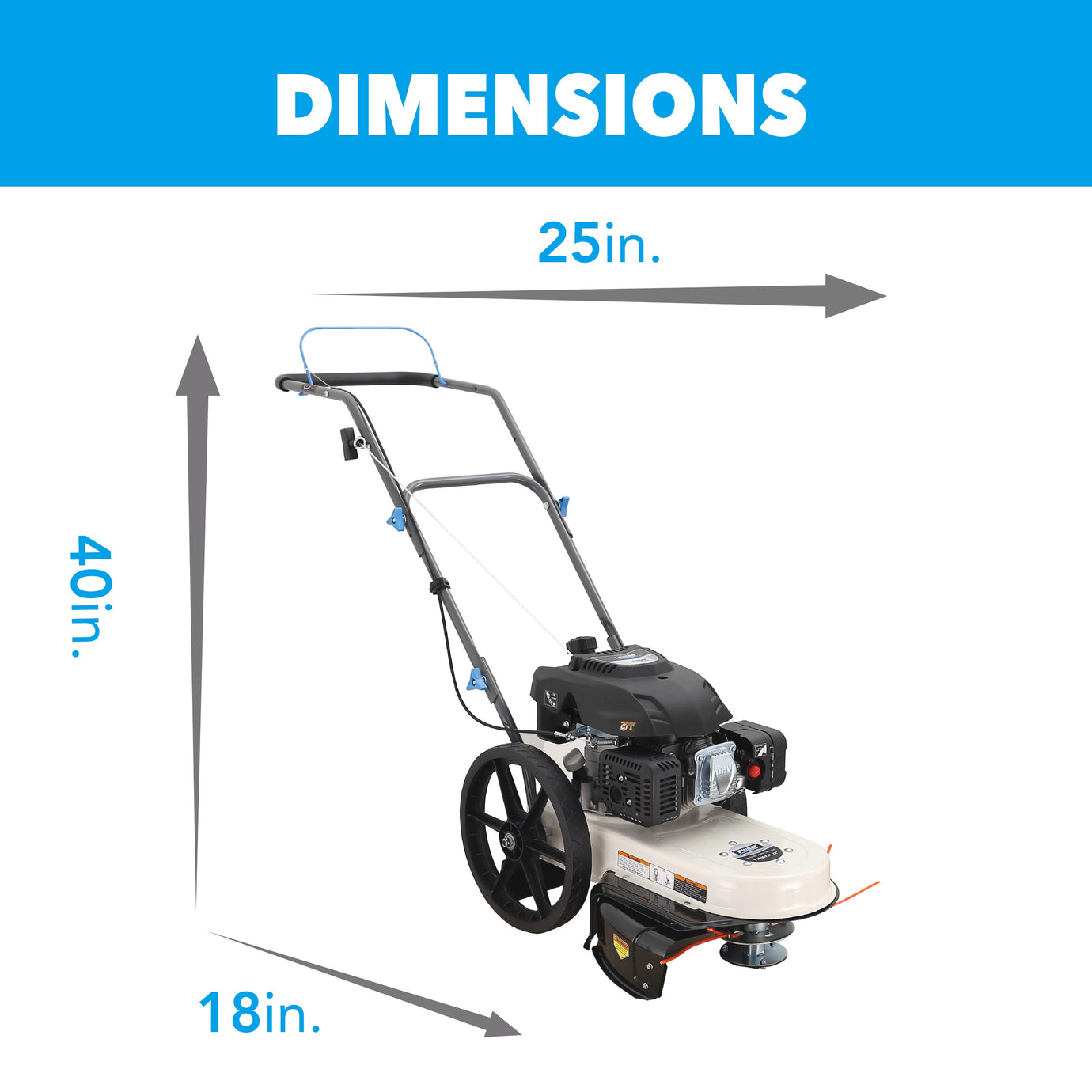 22 Inch Walk Behind String Trimmer PTG1022H – Pulsar Power Equipment