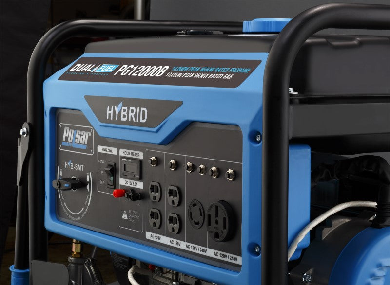 12,000 Watt Dual-Fuel Portable Generator – Pulsar Power Equipment