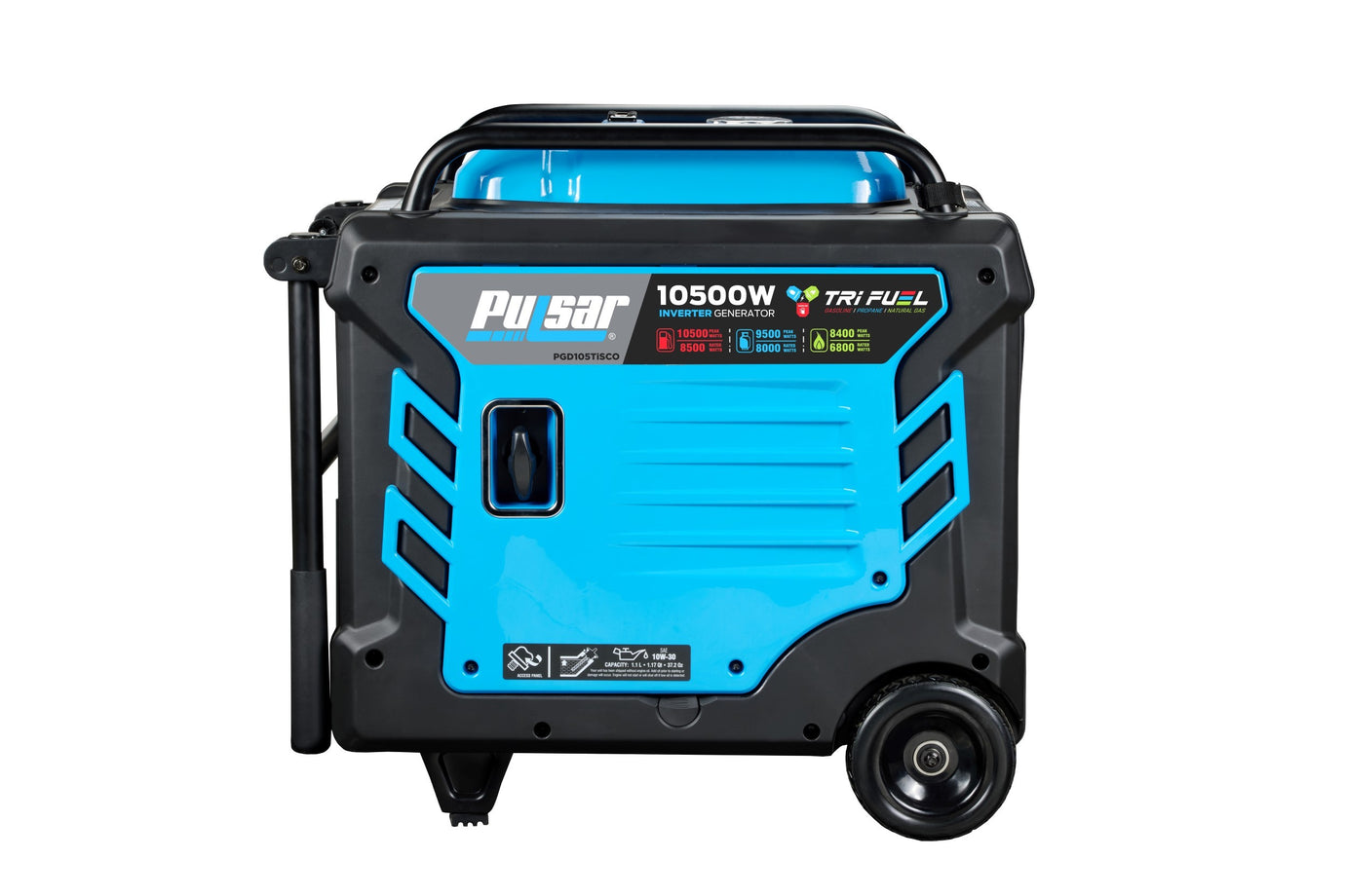 10,500 Watt Tri-Fuel Inverter Generator with CO Sentry PGD105TiSCO ...